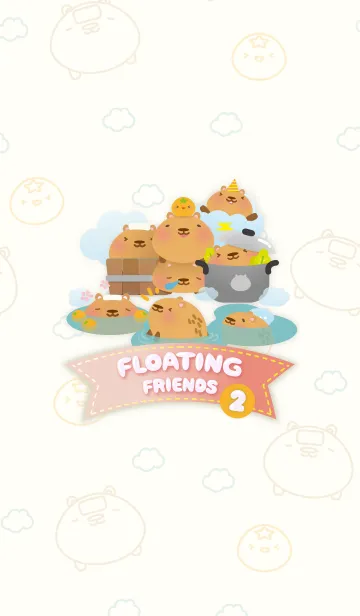 Floating Friends 2のLINE着せ替え｜画像、情報など